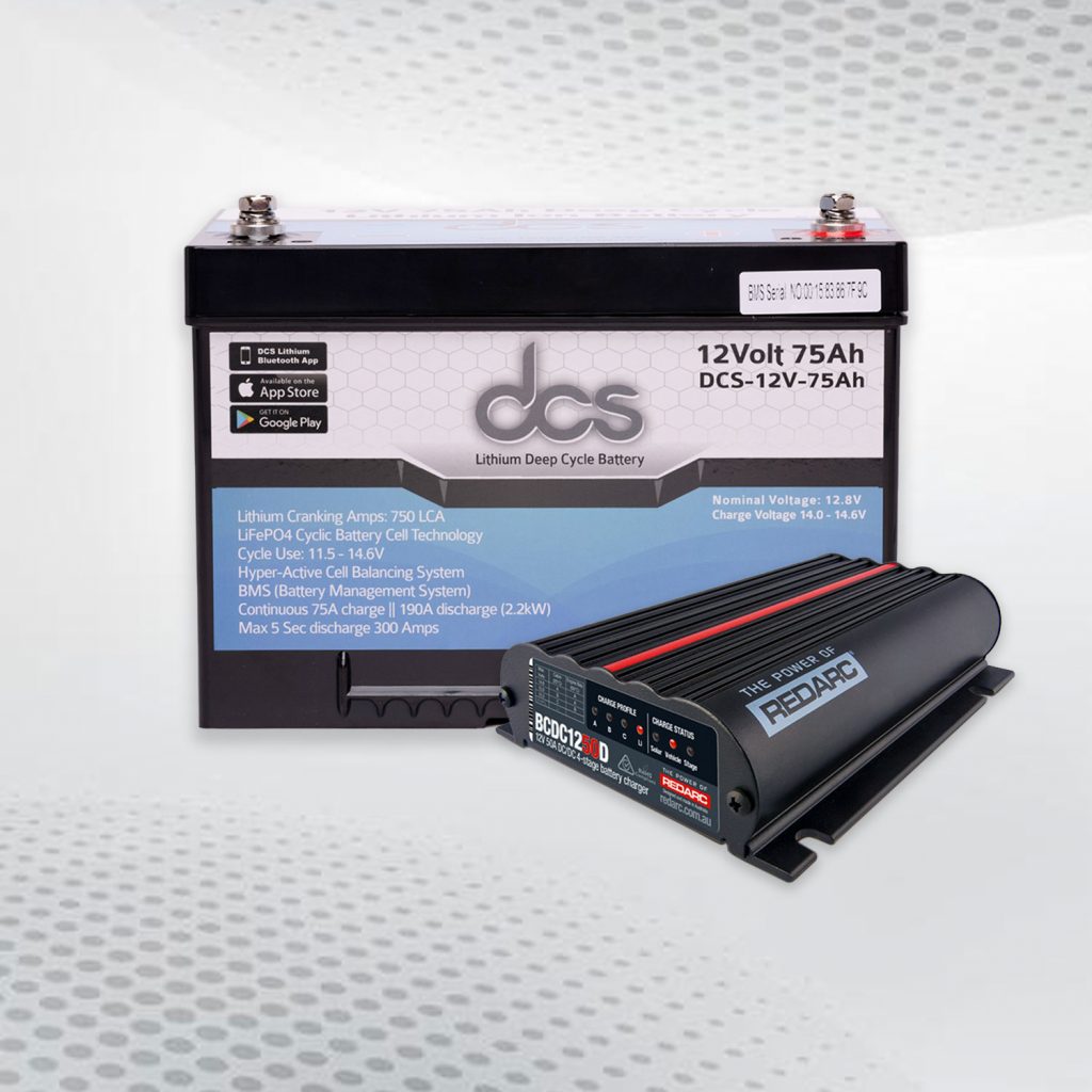 REDARC AUX BUNDLE DEAL – 12V 200AH + BCDC1250D